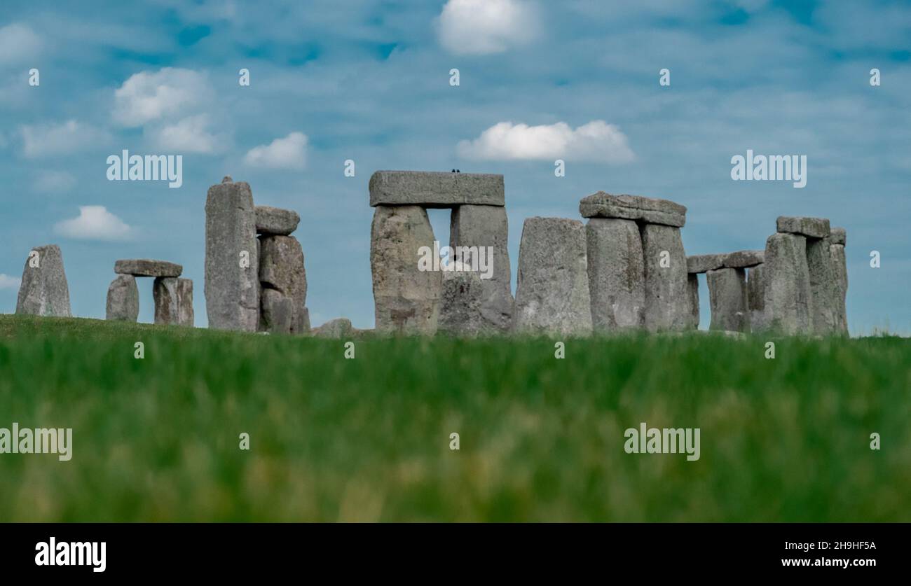 Stonehenge in a beautiful sky Stock Photo - Alamy