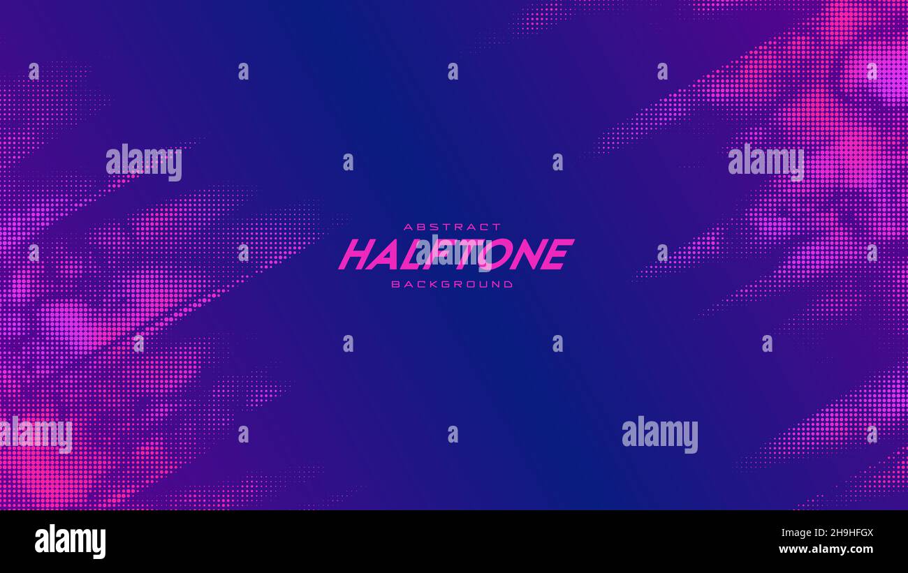 Abstract vector torn monochrome halftone background. Scrathed dotted ...