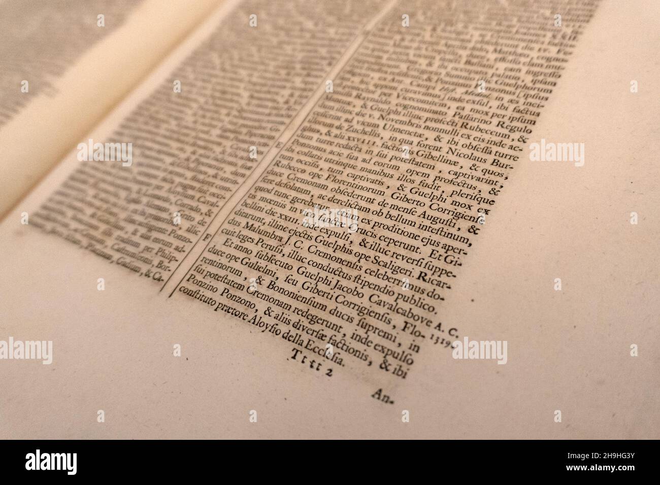 latin medieval book detail close up Stock Photo - Alamy