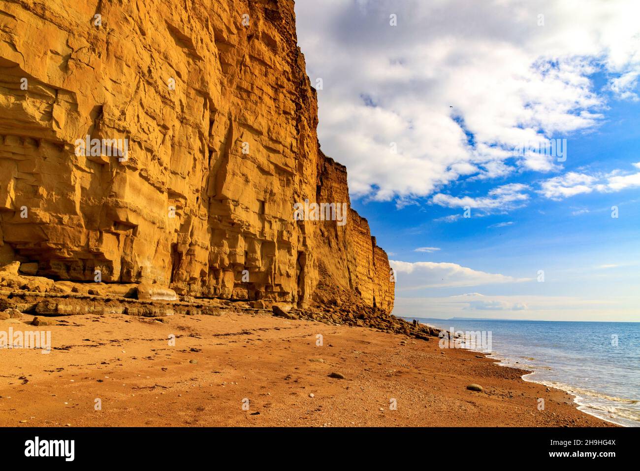 One of the frequent collapses of the unstable and dangerous sandstone ...