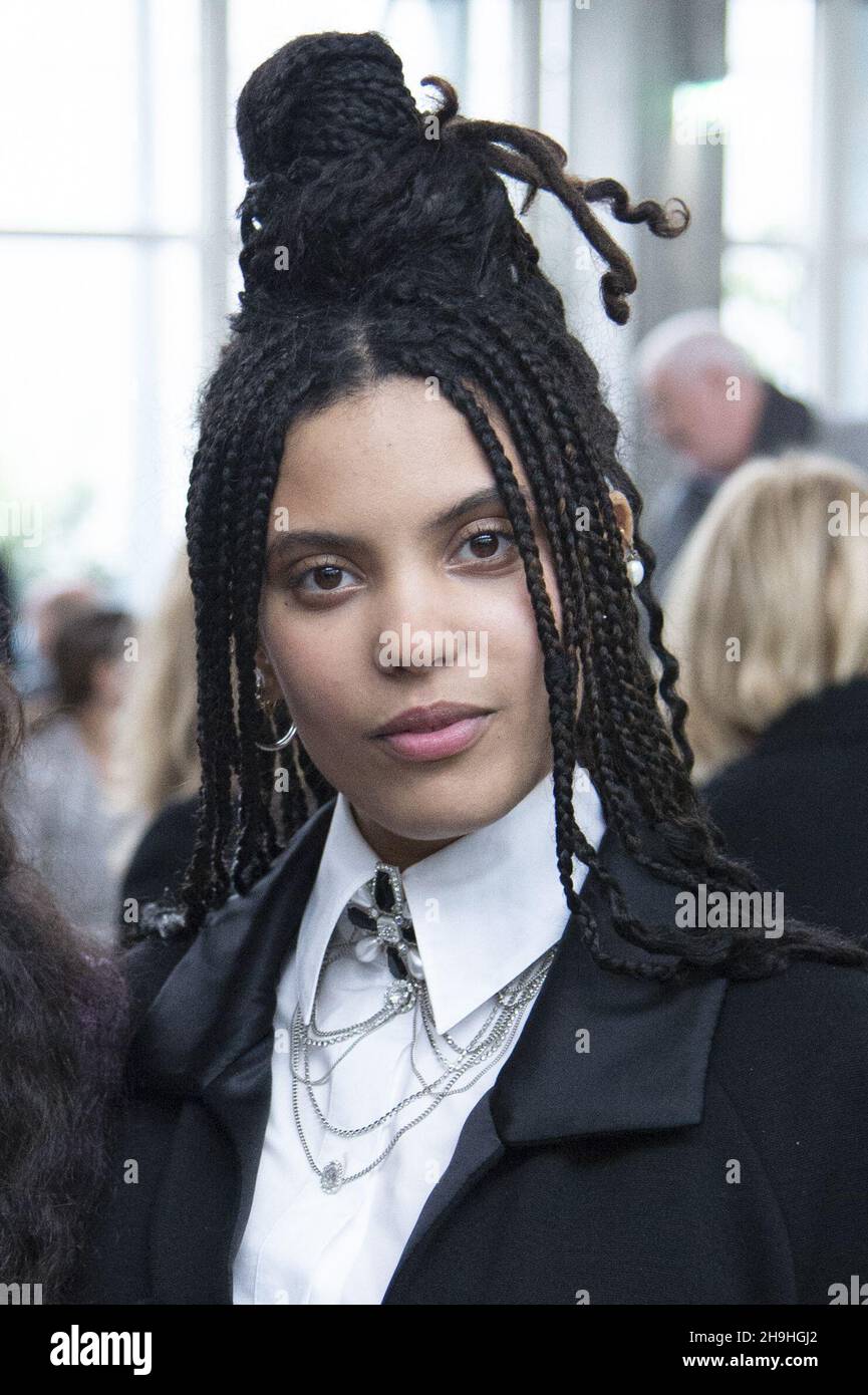 Lisa-Kainde Diaz, attending the Chanel Metiers D'Art 2021-2022 show at ...