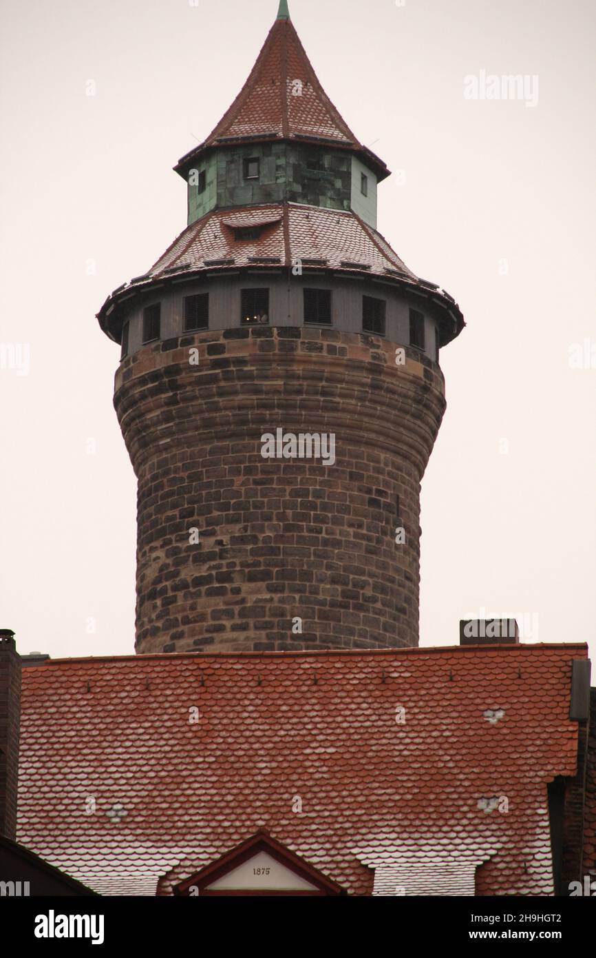 Vertical shot of the Nuremberg Castle in Nuremberg, Germany Stock Photo ...