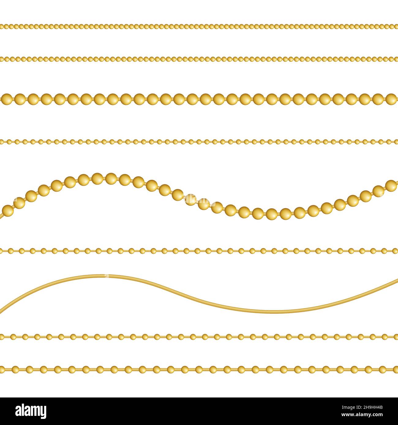 Gold Chain Vector