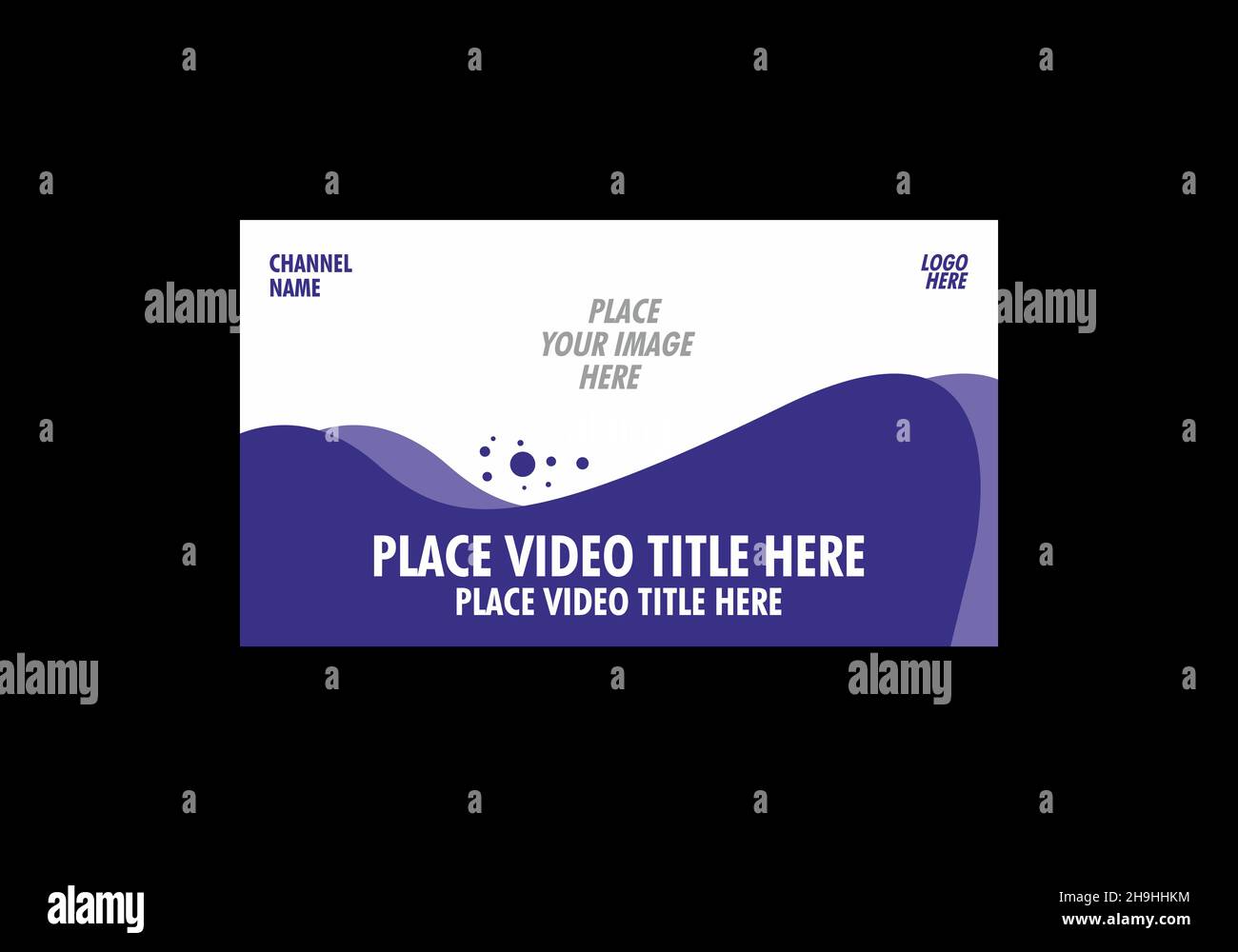 Colorful and flat design of video thumbnail design Stock Vector Image ...
