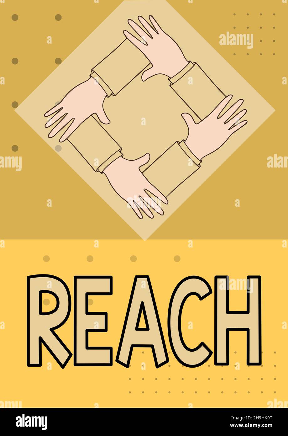 Inspiration showing sign Reach. Word for the distance within which ...