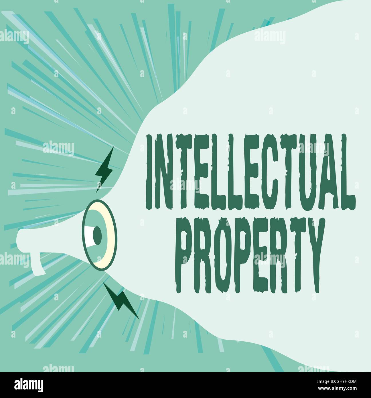 Hand writing sign Intellectual Property. Word for Protect from ...