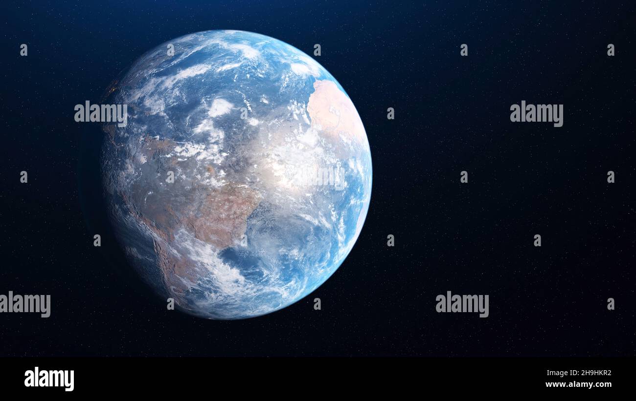 Animation of rotation of Earth and transition of day and night ...