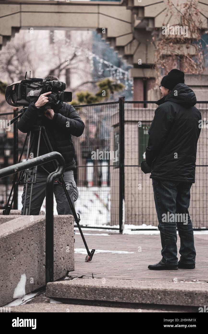 Canada news anchor hi-res stock photography and images - Alamy