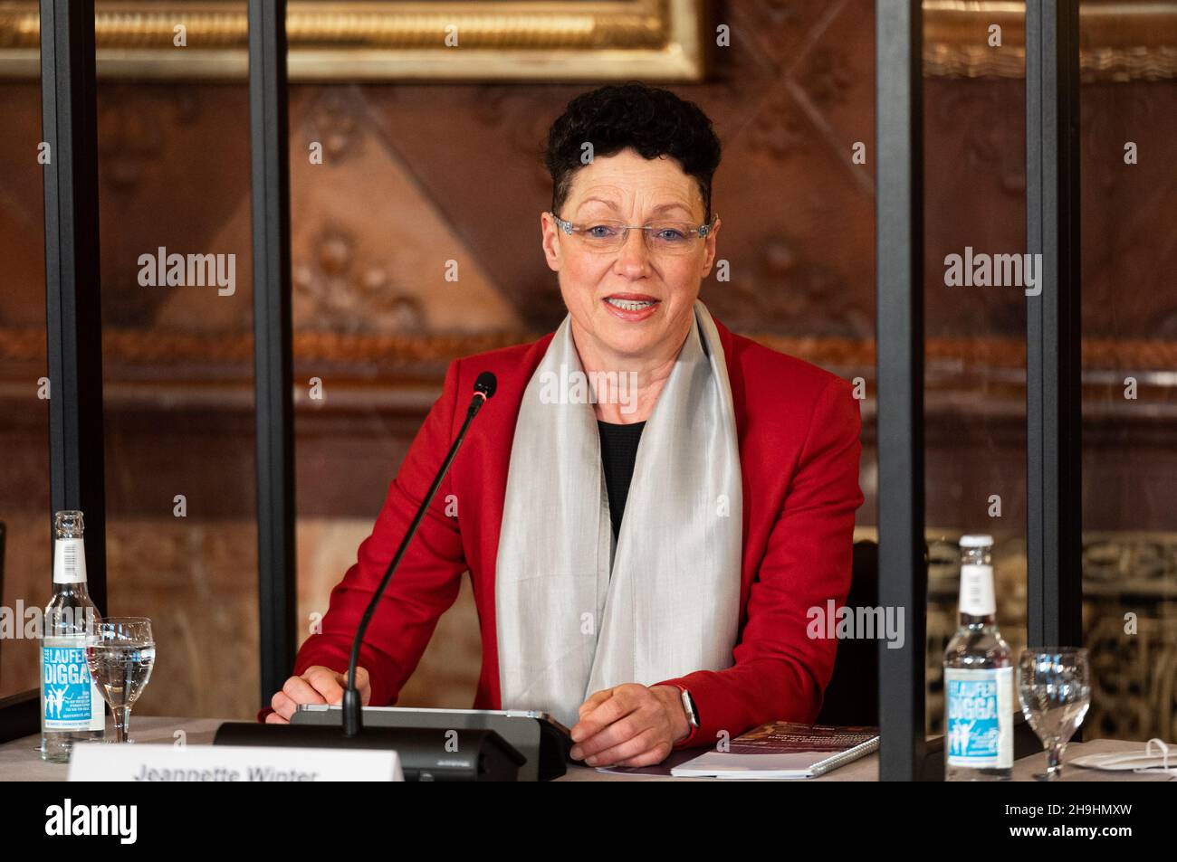 Hamburg, Germany. 07th Dec, 2021. Jeanette Winter, Member of the Board ...
