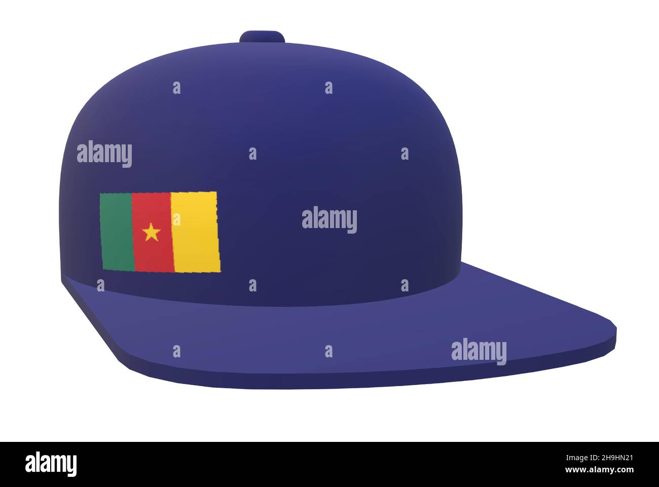 Cameroon National Country Flag Baseball Cap Stock Vector Image & Art ...