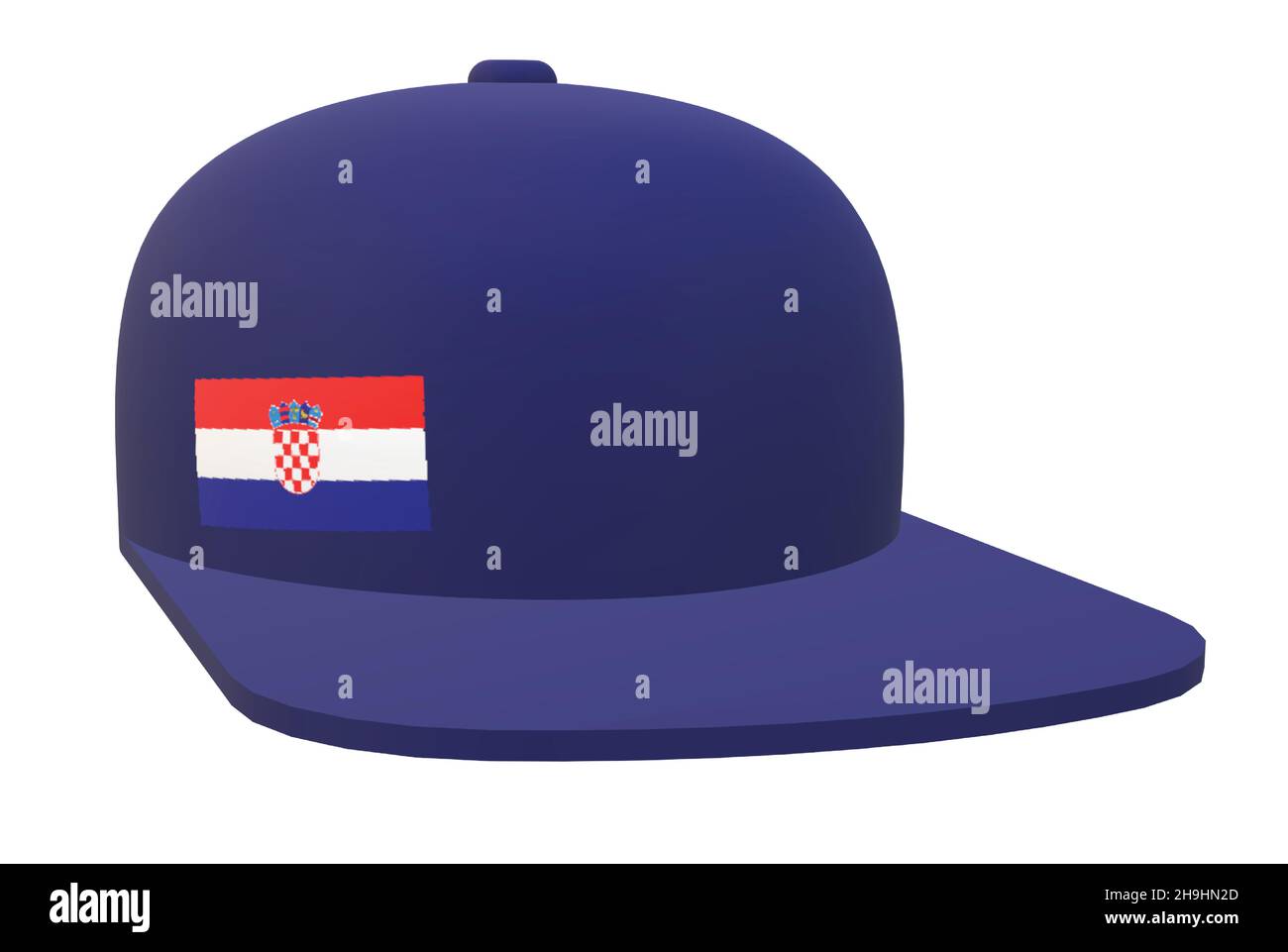 Croatia National Country Flag Baseball Cap Stock Vector Image & Art - Alamy