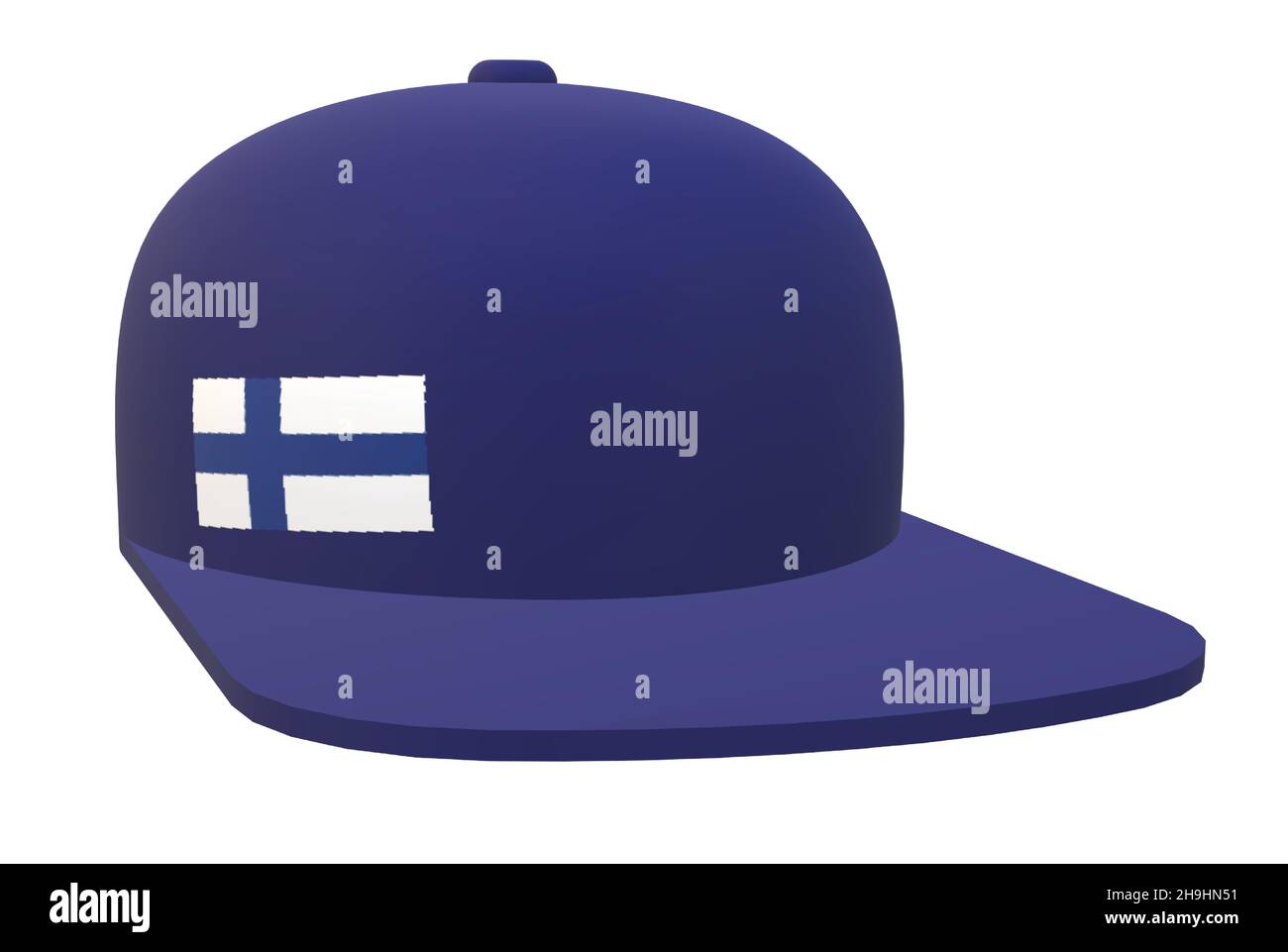 Finland National Country Flag Baseball Cap Stock Vector Image & Art - Alamy