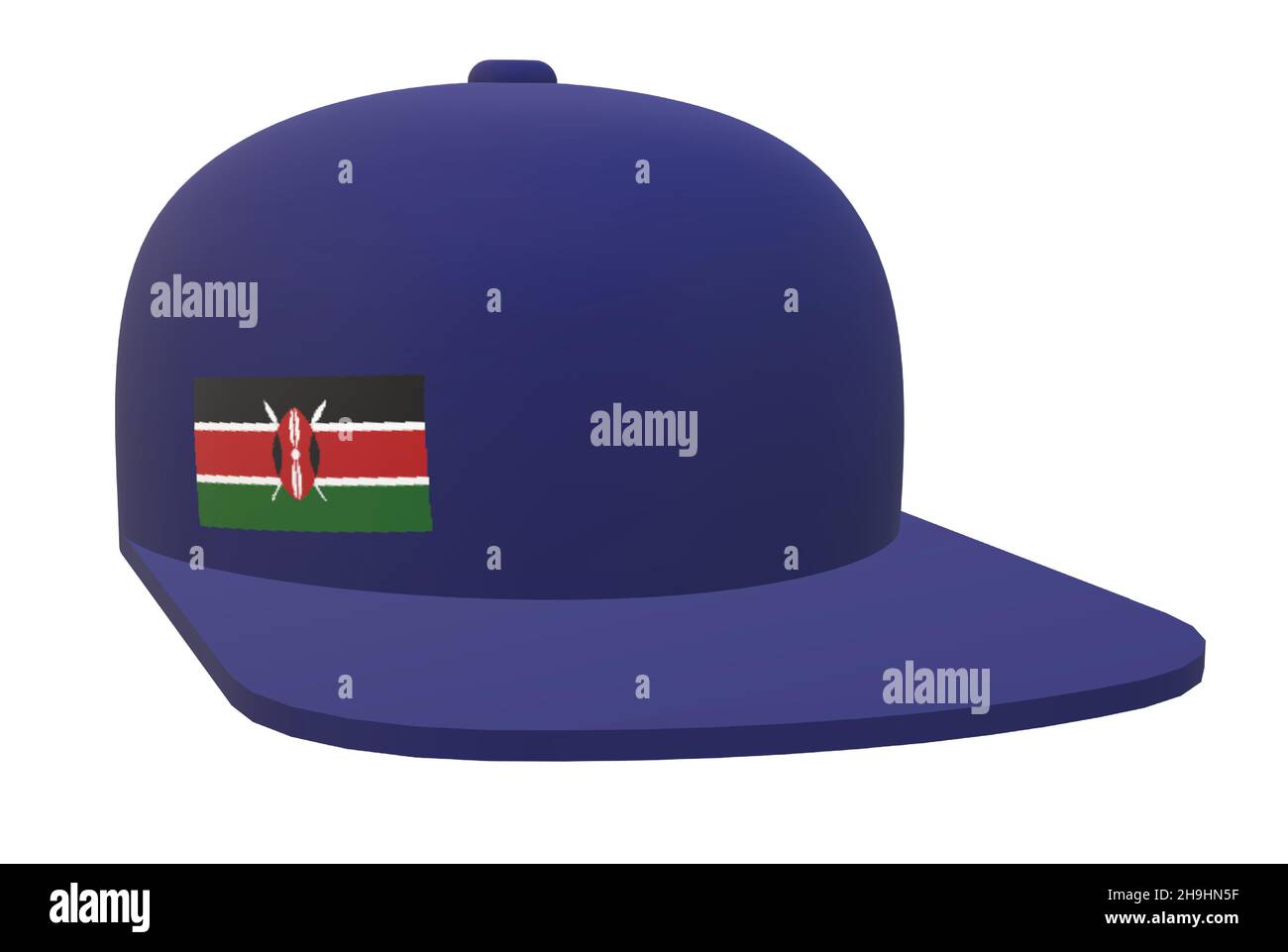 Kenya National Country Flag Baseball Cap Stock Vector Image & Art - Alamy