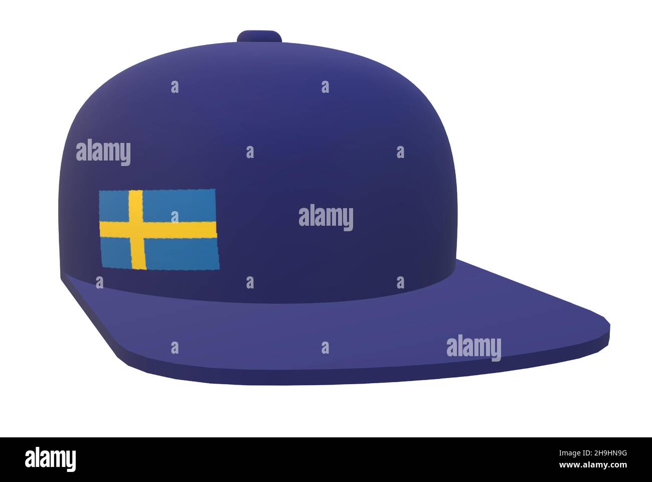 Sweden National Country Flag Baseball Cap Stock Vector Image & Art - Alamy