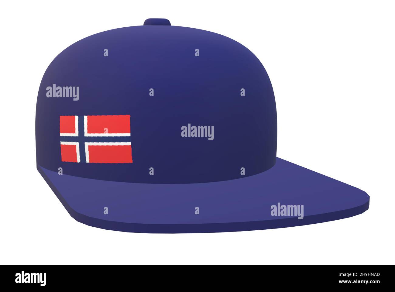 Norway National Country Flag Baseball Cap Stock Vector Image & Art - Alamy