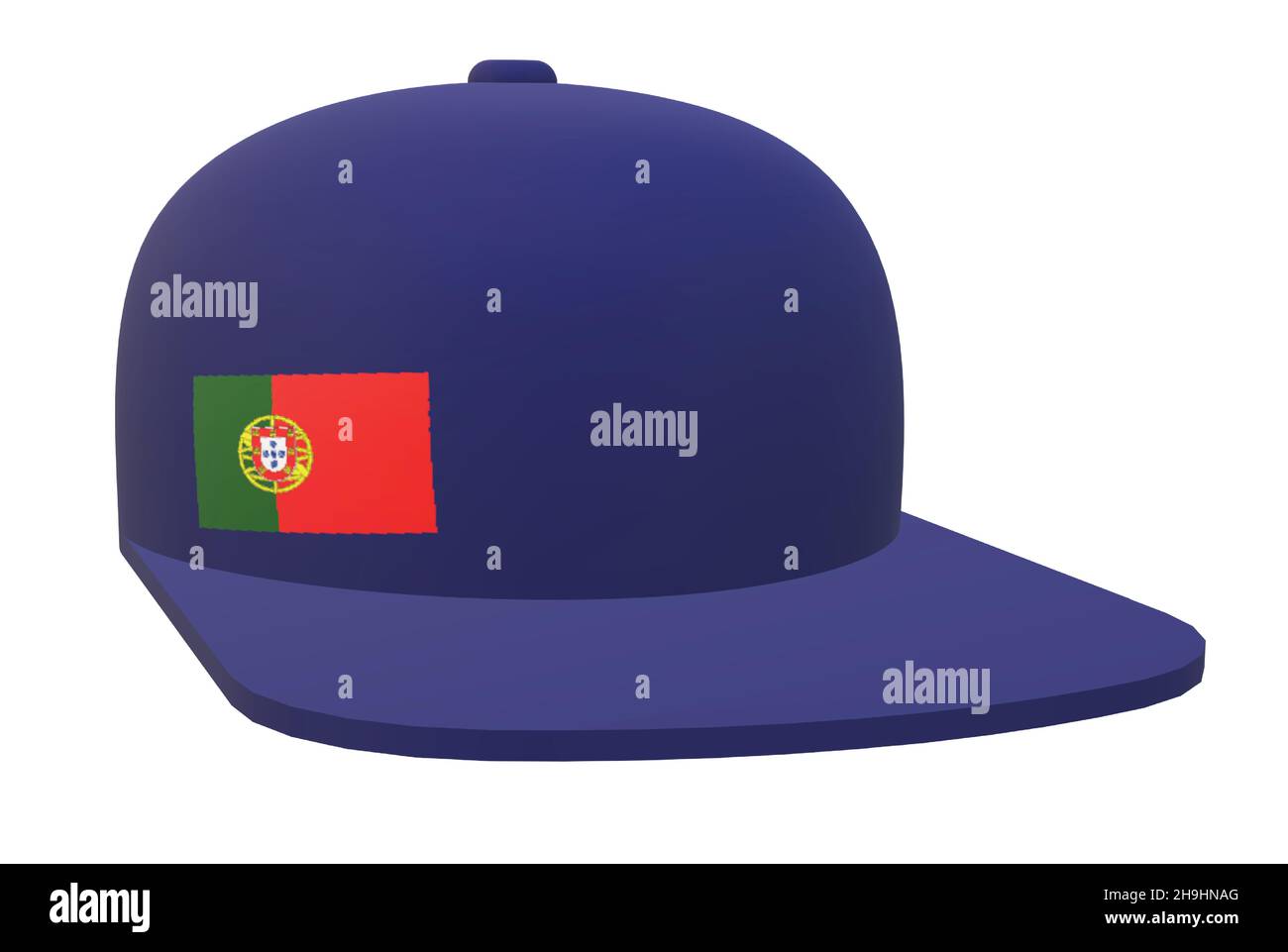 Portugal National Country Flag Baseball Cap Stock Vector Image & Art ...