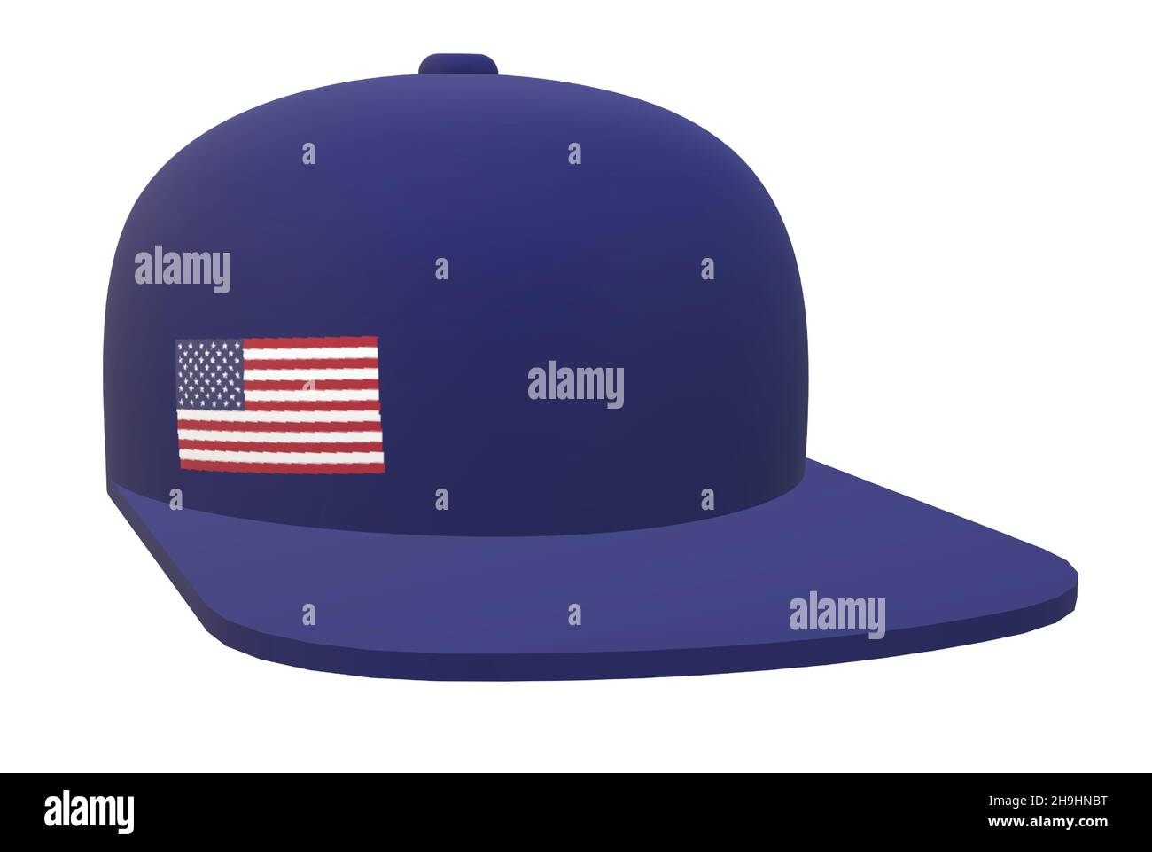 United States USA National Country Flag Baseball Cap Stock Vector Image ...
