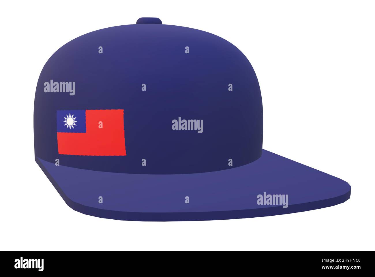 Taiwan National Country Flag Baseball Cap Stock Vector Image & Art - Alamy