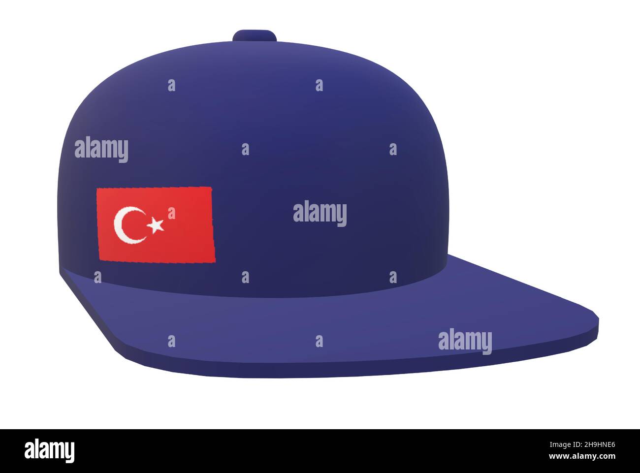 Turkey National Country Flag Baseball Cap Stock Vector Image & Art - Alamy