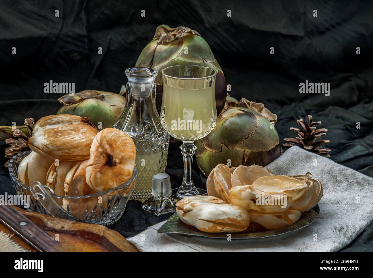 Palmyra palm flower hi-res stock photography and images - Alamy