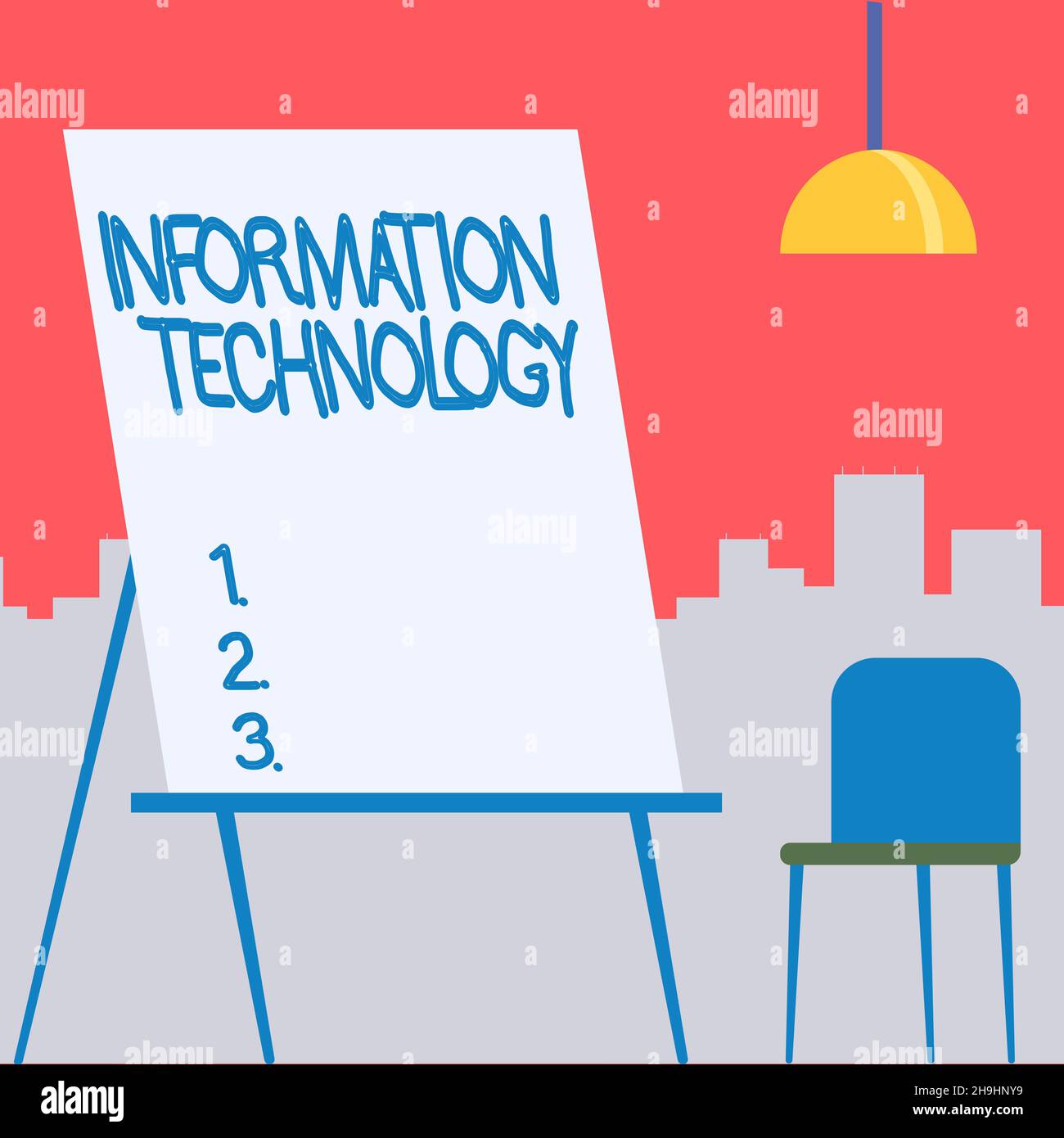 Conceptual display Information Technology. Business approach use ...