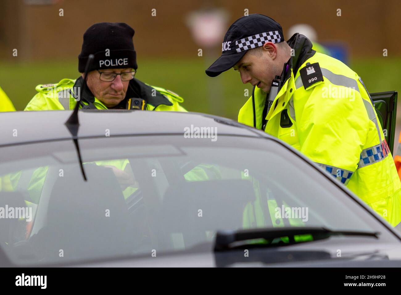 Ipswich, Suffolk. 7th December 2021. Operation Alliance - Police from ...