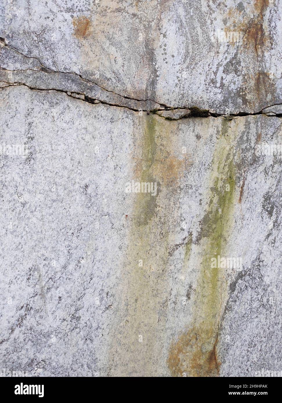 Closeup shot of a rock texture with a crack Stock Photo - Alamy