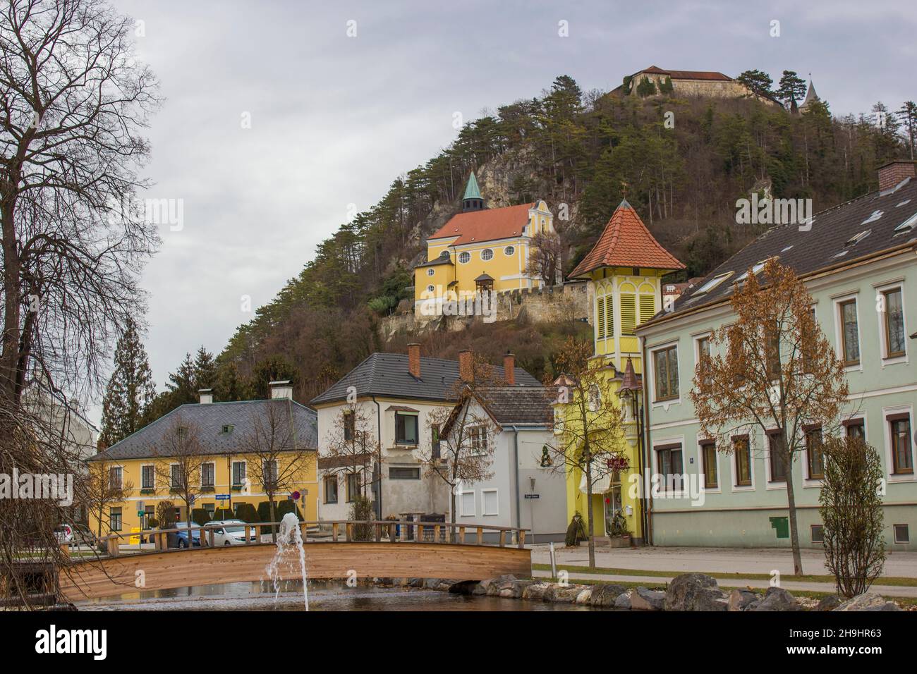 town of Pitten - Lower Austria Stock Photo - Alamy