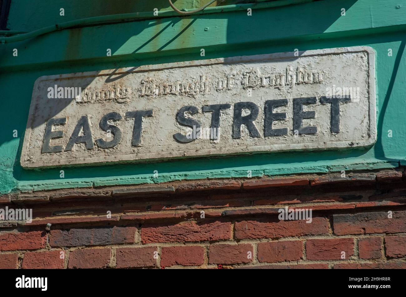 East Street sign in Brighton England Stock Photo - Alamy