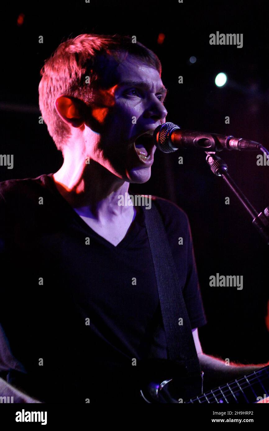 David Brewis of Field Music performing at Scala, London Stock Photo - Alamy