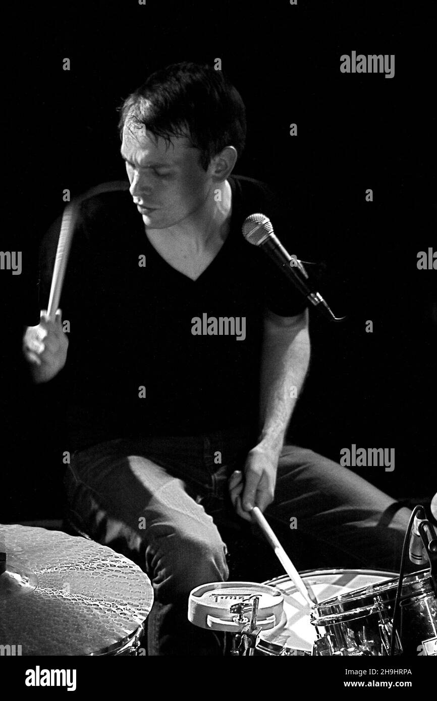 David Brewis of Field Music performing at Scala, London Stock Photo - Alamy