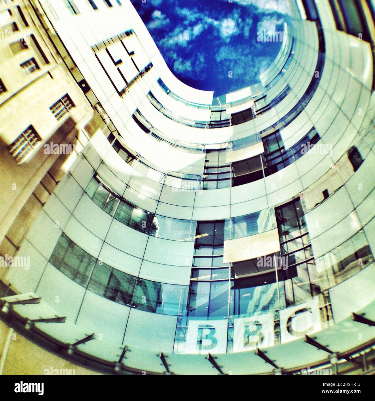BBC Western House: one of a series of London images taken and processed ...
