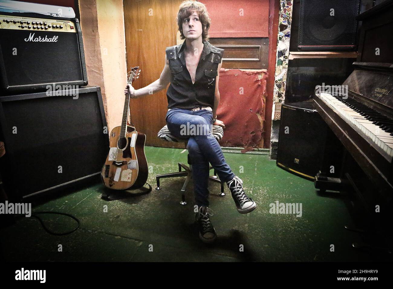 Singer Alex Gold formerly of the Wutars poses during a portrait session ...