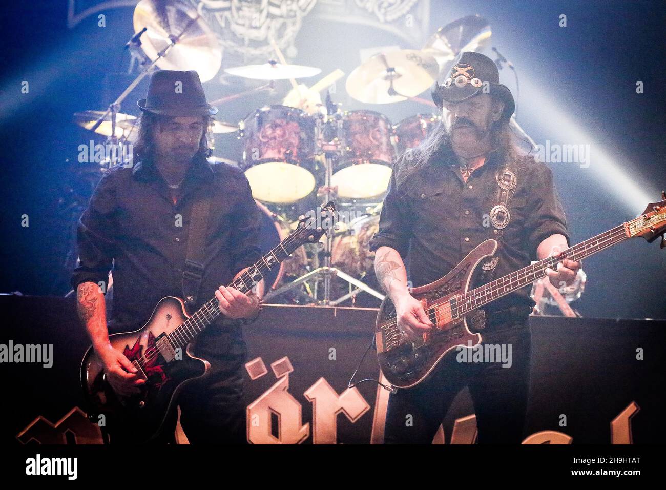 Motorhead performing live on stage at Brixton Stock Photo - Alamy