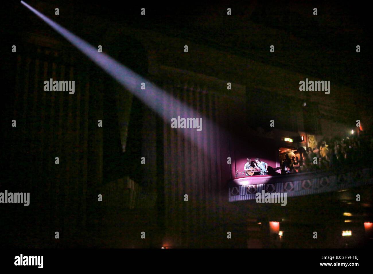 Band of Horses' perform their encore on the balcony of the Hammersmith ...