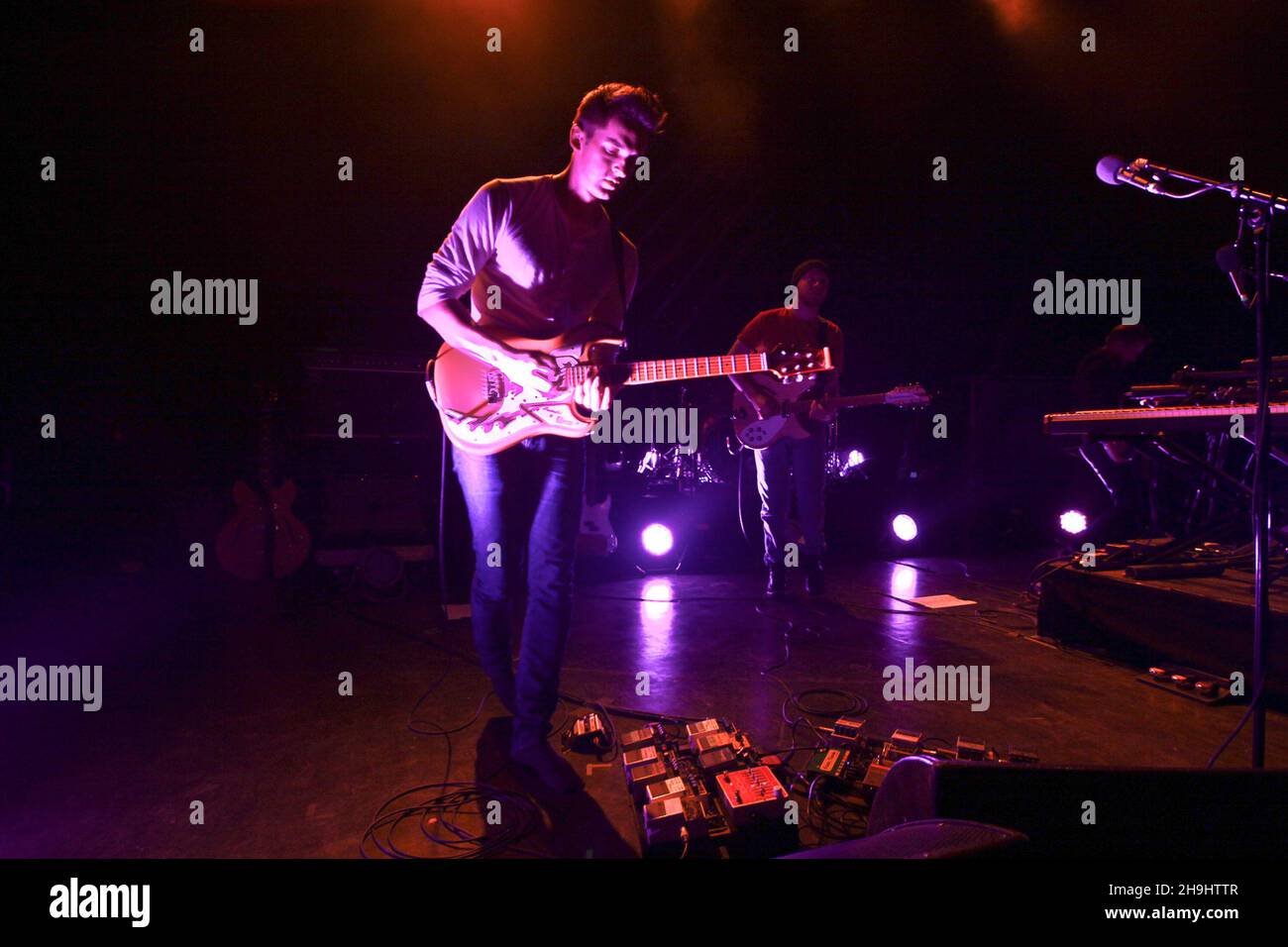 Wild Beasts performing live on stage at Shepherds Bush Empire, London ...