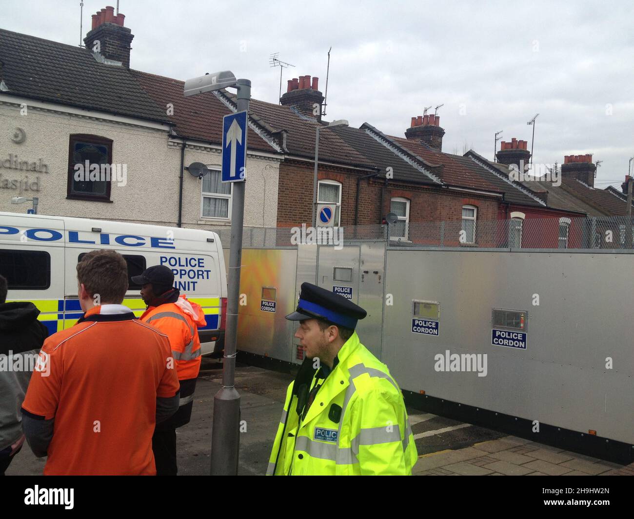 Police presence at FA Cup clash between Luton Town and Millwall Stock ...