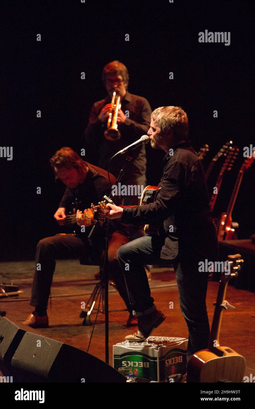 I Am Kloot live on stage at the Barbican in London Stock Photo - Alamy
