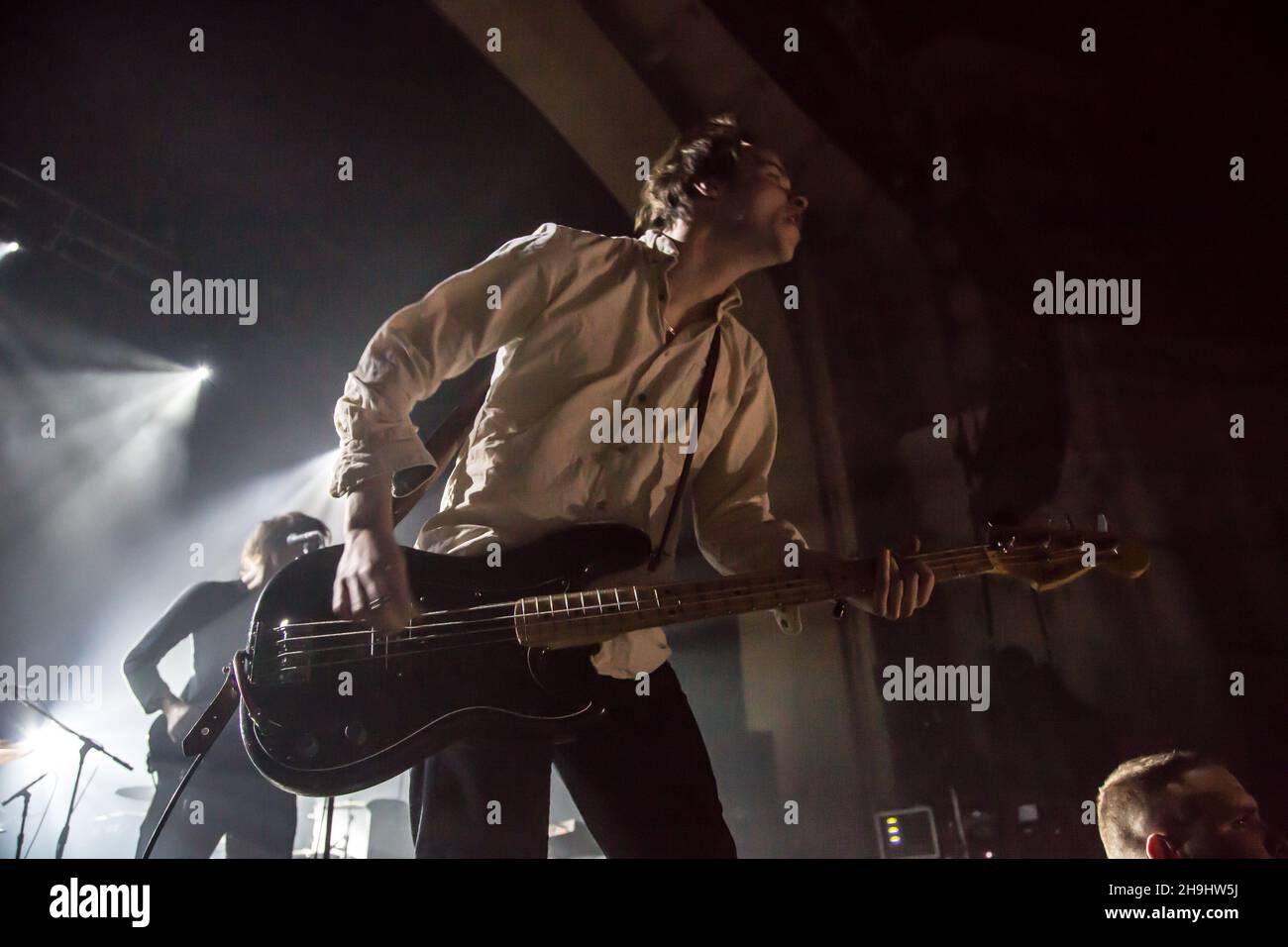 Palma Violets live on stage for the NME Awards show at Brixton, London ...