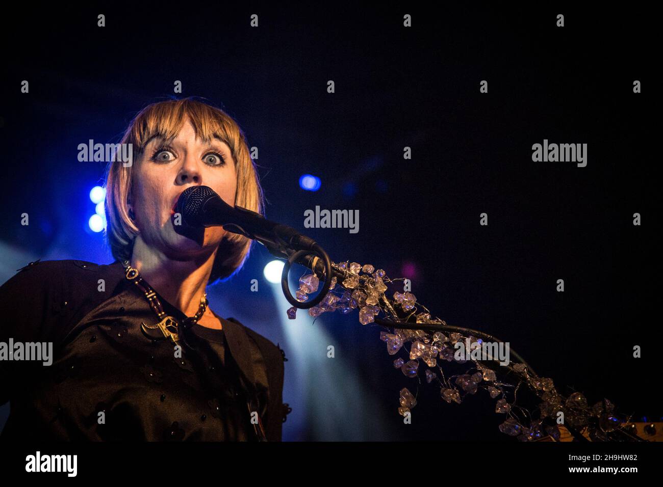 Ritzy Bryan of The Joy Formidable performing live on stage at the ...