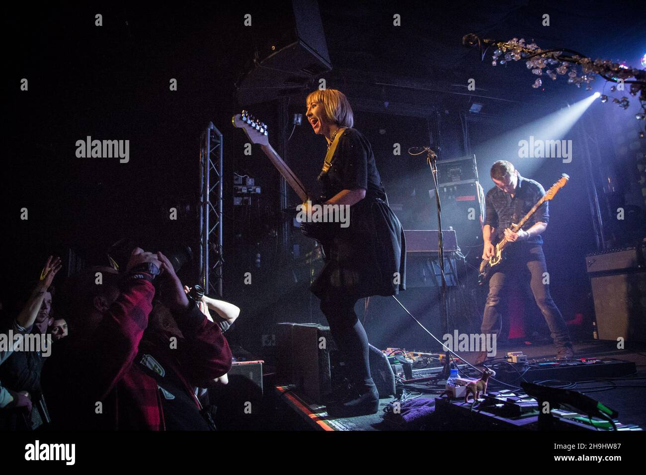 Ritzy Bryan of The Joy Formidable performing live on stage at the ...