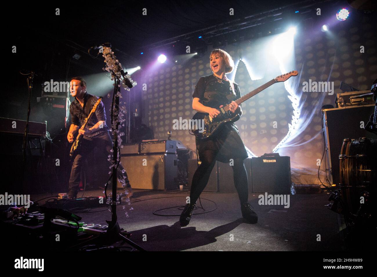 Ritzy Bryan of The Joy Formidable performing live on stage at the ...