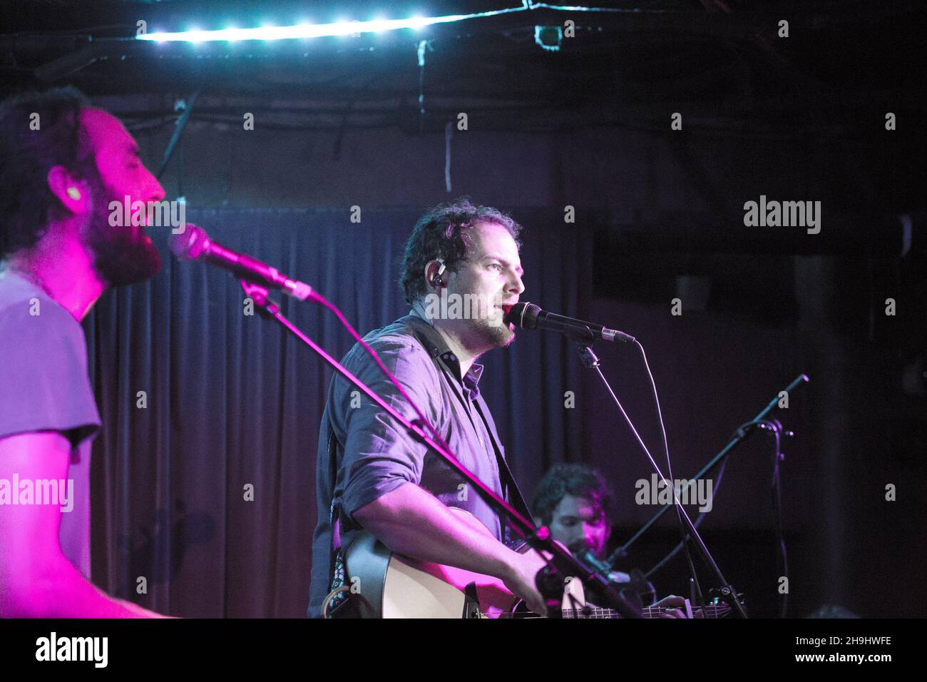 David Fendick of Fossil Collective performing on stage at their sold ...
