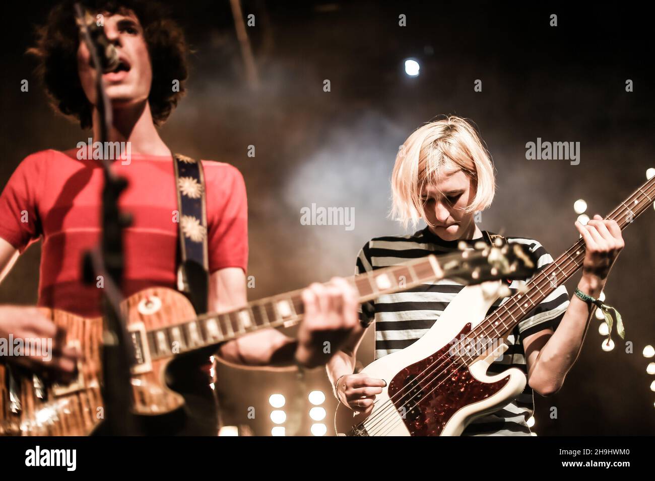 Swim Deep performing live on stage at The Warren as part of The Great ...
