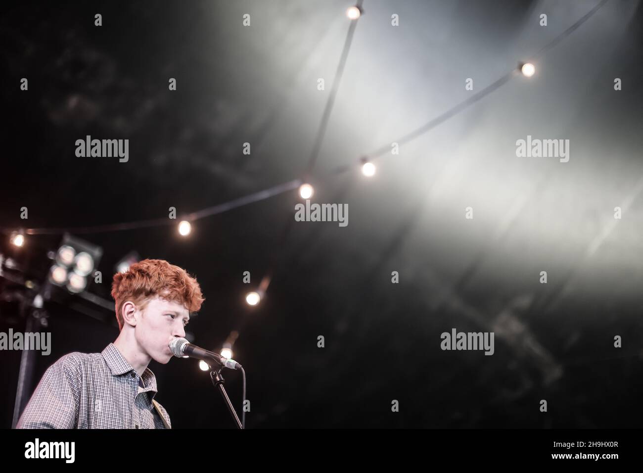 King Krule (real name Archy Marshall) performing live on stage at the ...