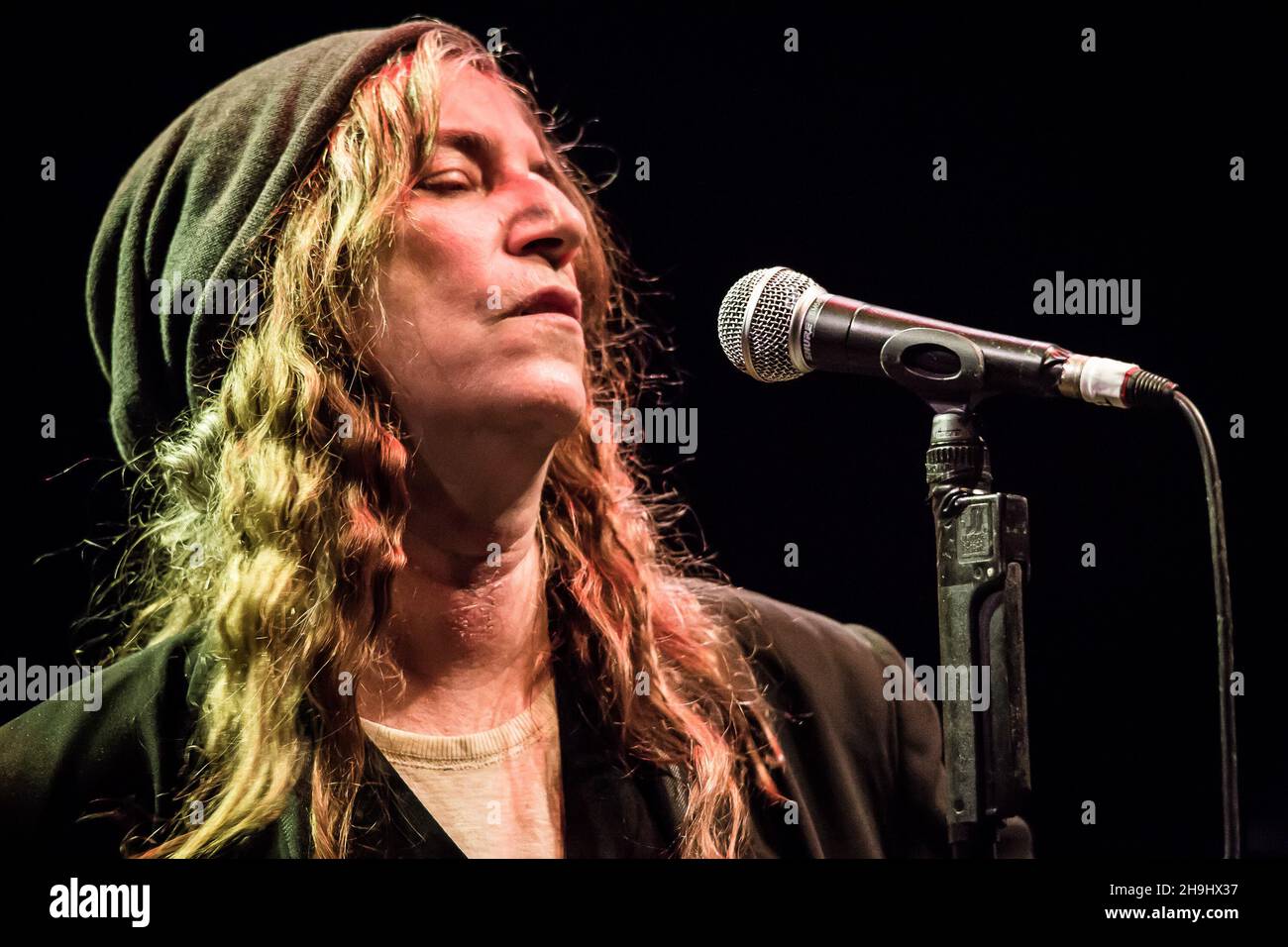 Patti Smith performs live in concert at the Shepherds Bush O2 in London ...
