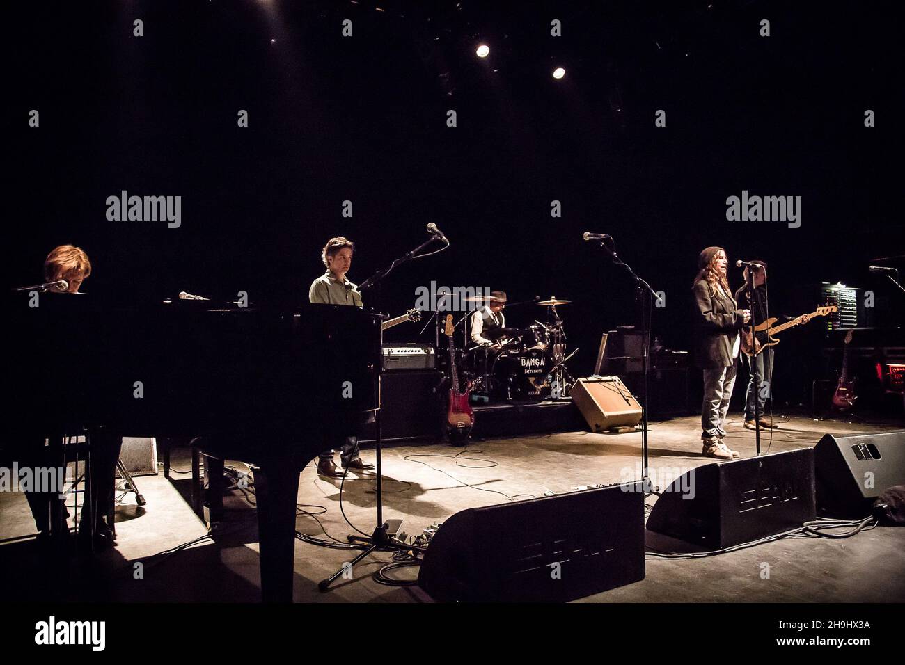 Patti Smith performs live in concert at the Shepherds Bush O2 in London ...