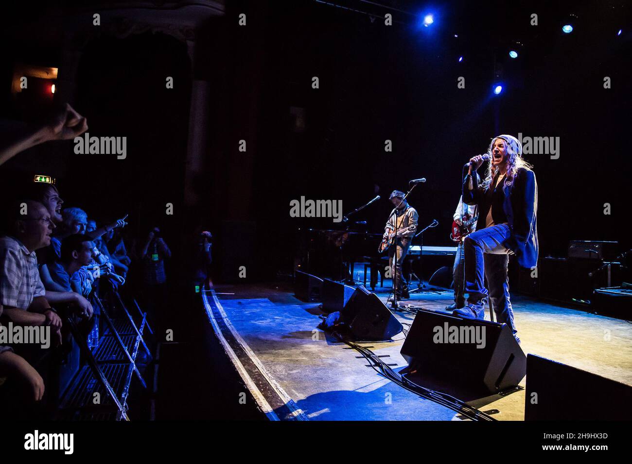 Patti Smith performs live in concert at the Shepherds Bush O2 in London ...