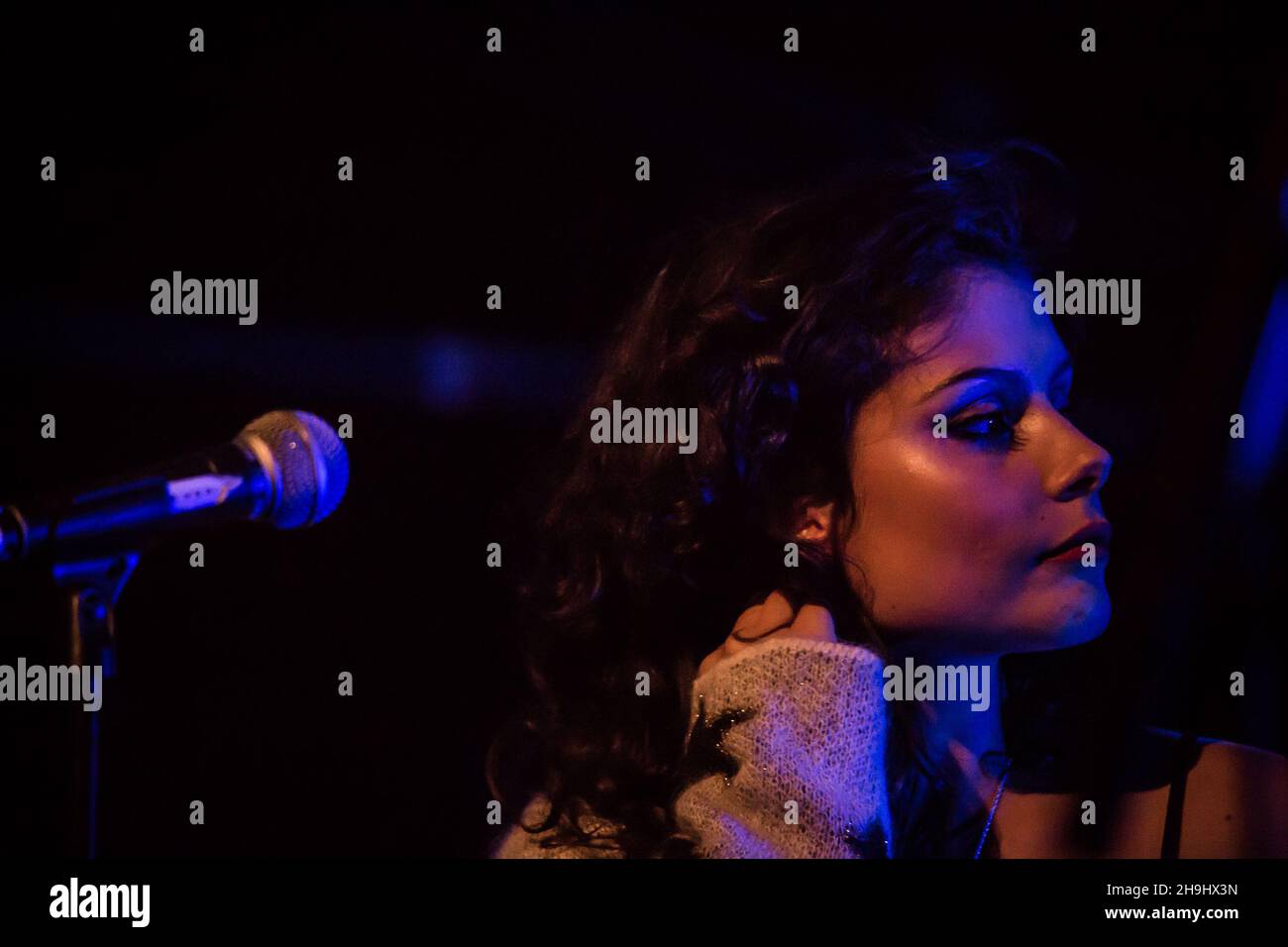 Elisa Rodrigues joins These New Puritans performing on stage at Heaven ...