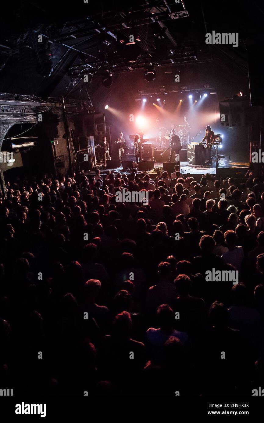 These New Puritans performing on stage at Heaven in London Stock Photo ...